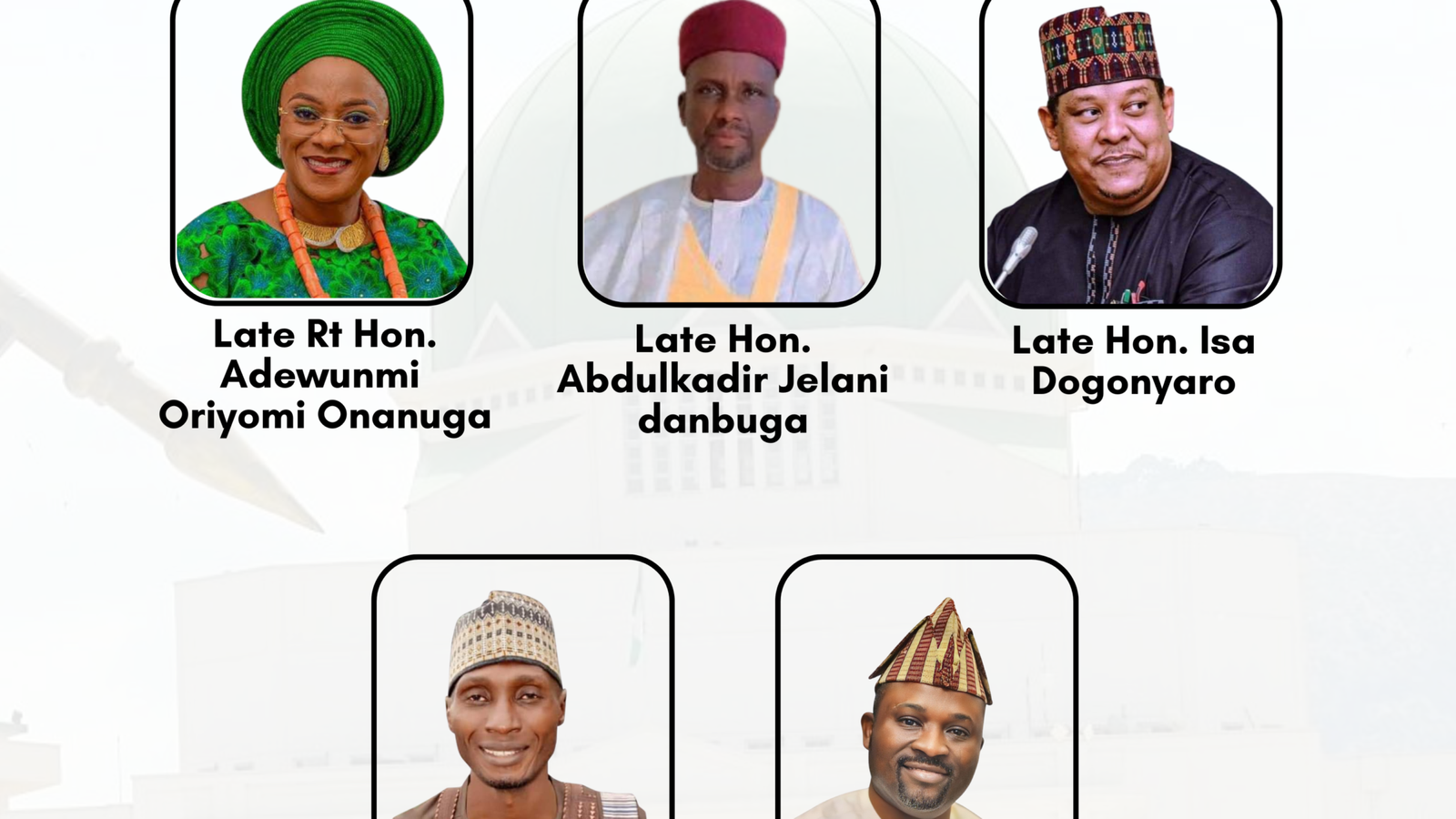 Female Ministers of the Federal Republic of Nigeria - NALTF
